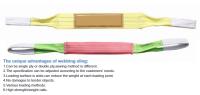 China JTWS-B Polyester Webbing Sling 2-Ply 5000kg Lifting Sling for Industrial Hoist for sale