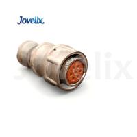 China 2PM18K7QA1 Threaded Circular Connector Socket 7 Core 10A 400V Industrial for sale