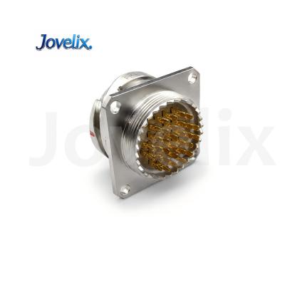 China PM4-32-1J1B Flange Mount Circular Connector Socket 32 Core Industrial Connector for sale