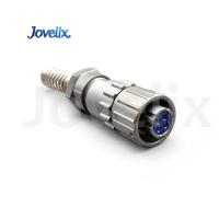 China FQ14-4TK-8 Bayonet Circular Connector Socket 4 Pin Waterproof Industrial Connector 8mm for sale