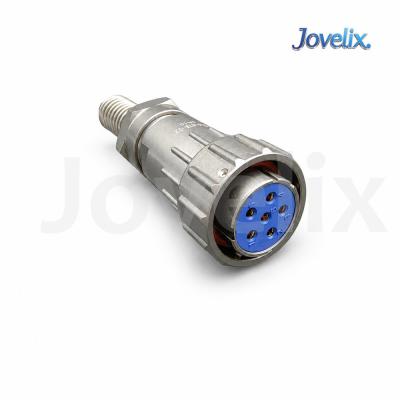 China FQ24-6TK-12 Waterproof Circular Bayonet Connector Socket 6 Pin 12mm Cable for sale