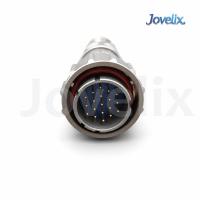 China FQ24-19TJ-12 Waterproof Circular Connector 19 Pin Industrial Plug 12mm Cable for sale