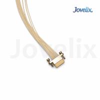 China J30JB-13TJL90Q8-300 Micro Rectangular Connector 90 Degree Elbow Glass Sealed Aerospace Plug 13 Pin for sale
