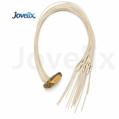 China J30JB-15TJL-Q9 15 Pin Glass Sealed Micro Rectangular Aerospace Connector Plug 21.1mm for sale