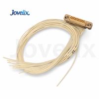 China Glass-Sintered Gas-Sealed Rectangular Connector 21 Pin Gold-Plated Socket High-Reliability Twist Pin for sale