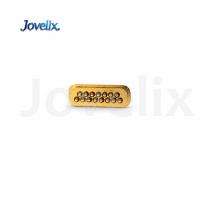 China J30JM1-15ZKS19 Glass Sintered Hermetic Micro Rectangular 15Pin Socket Connector 1.27mm Pitch GJB2446 for sale