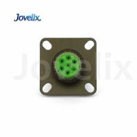 China GJB599 Series III MIL-DTL-38999 Circular Connector 60g Vibration Resistant Square Flange Receptacle for sale