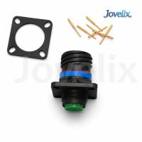 China J599/20WB35PN MIL-DTL-38999 Series III Circular Connector 35 Contacts Square Flange Receptacle for sale