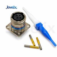 China MIL-DTL-38999 Series III 20FC04SN Circular Connector Flange Mount Receptacle 4-Pin Female for sale