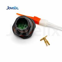 China MIL-DTL-38999 Series III Jam Nut Receptacle 8 Contact Male Circular Connector 24WB98PN for sale
