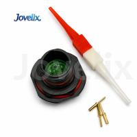 China MIL-DTL-38999 Series III Jam Nut Receptacle 8 Contact Male Circular Connector 24WB98PN for sale