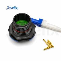 China MIL-DTL-38999 Series III 24WD05PN Jam Nut Receptacle 5 Contact Male Circular Connector for sale