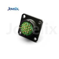 China 2M801-011-02NF8-13PA Micro Circular Connector 13 Contacts Dual Start ACME Thread for sale