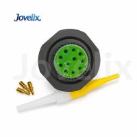 China MIL-DTL-38999 Series III 11 Pin Circular Connector Jam Nut Receptacle 24WG11PN for sale