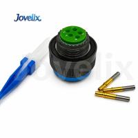China MIL-DTL-38999 Series III 5 Contact Female Jam Nut Receptacle 22D-10 Shell Sizes for sale