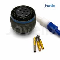 China MIL-DTL-38999 Series III 26WE08SN Jam Nut Receptacle 8 Contact Female Circular Connector for sale