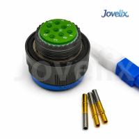 China MIL-DTL-38999 Series III 26WE08SN Jam Nut Receptacle 8 Contact Female Circular Connector for sale