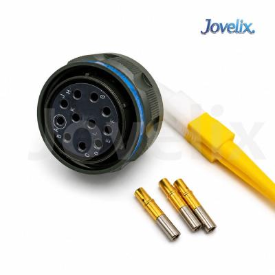 China MIL-DTL-38999 Series III 26WG11SN Jam Nut Receptacle 11-Contact Female Circular Connector for sale