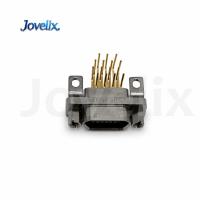 China J30J-15ZKW Micro-D Rectangular Connector 15 Contact Right Angle PCB Receptacle Gold Plated for sale