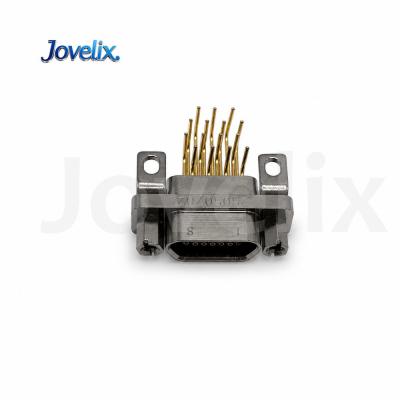 China J30J-15ZKW Micro-D Rectangular Connector 15 Contact Right Angle PCB Receptacle Gold Plated for sale