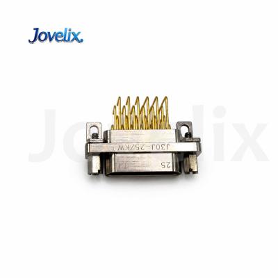 China J30J-25ZKW Micro D Rectangular Connectors 25 Contact Right Angle PCB Receptacle for sale