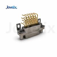 China J30J-25ZKW Micro D Rectangular Connectors 25 Contact Right Angle PCB Receptacle for sale