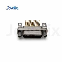 China J30J-25ZKW Micro-D Rectangular Connector 25 Contact Right Angle PCB Receptacle Gold Plated for sale