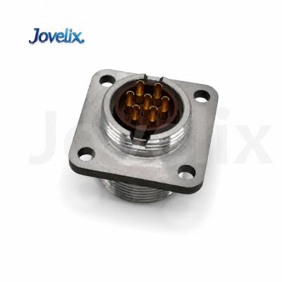 China 2PMT18K7AJ 2PMT Series High Temperature 7 Socket Threaded Circular Panel Receptacle Connector for sale