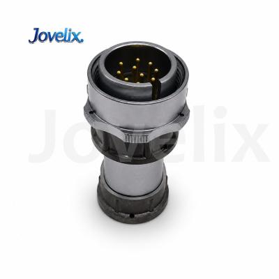 China 2PMT24J10PJ 2PMT Series High Temperature 10 Pin Threaded Circular Shielded Plug Connector for sale