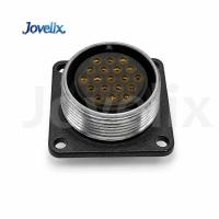 China 2PMT27K19AJ High Temperature 19 Socket Threaded Circular Panel Receptacle Connectors for sale