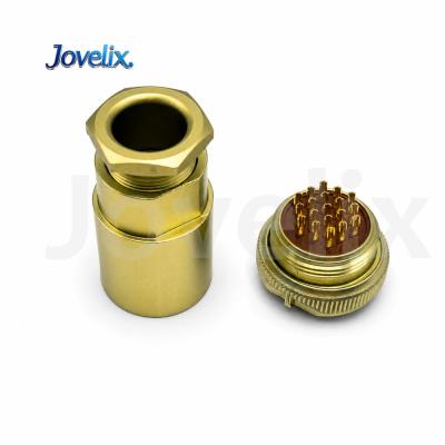 China PC19TB-PLUG 19 Core Circular Connector Plug M18 Threaded Industrial Connector for sale