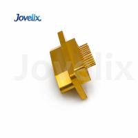 China Glass to Metal Seal Micro-D Connector 21 Contact Receptacle 177-140H21SP for sale