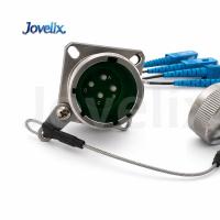China J599 Fiber Optic Cable Assembly 4 SC Connectors 0.1m Short Distance Routing for sale