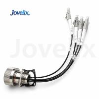 China J599 Fiber Optic Cable Assembly 4 SC Connectors 0.1m Short Distance Routing for sale