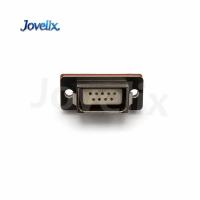 China J14A-9ZKB Rectangular Electrical Connector 9 Contact Dual Locking 0.6mm Wire Hole for sale