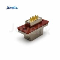 China J14A-9ZKB Rectangular Electrical Connector 9 Contact Dual Locking 0.6mm Wire Hole for sale