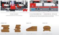 China Industrial 4 Sided Wood Moulder Planer VH-M823L 230mm Width 6-36m/min Feed Speed for sale