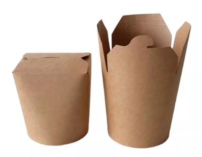 China Food Grade Material Logo Printed Big Paper Noodle Bowls 26oz for sale