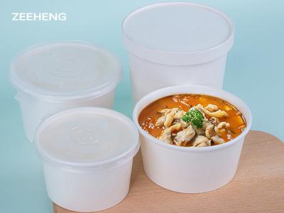 China PP Coating Safe Microwave Disposable Bowls 16oz With Lids for sale
