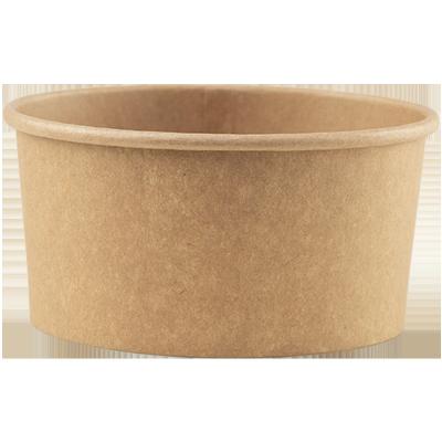 China ZEEHENG Round Kraft Cardboard Salad Bowl 1500 ml 184x161x66 cm for sale