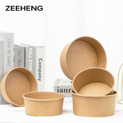 China 750 Custom Design Environmentally Friendly And Hard kraft bowls With 50 Count for sale