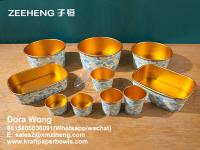 China Eco Friendly Gold Paper Biodegradable Cups And Lids For Environmentally Friendly Disposables for sale