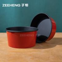 China USA Market Hot and Cold Foods Red Paper Bowls for All Types of Occasions for sale