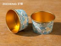China Eco Friendly Biodegradable Disposable Gold Paper Bowls Oil-Proof and Disposable for sale