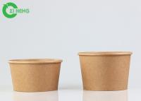 China To Go Biodegradable Soup Disposable 16oz Food Bowls Custom Logo Printed Kraft Paper Bowl for sale