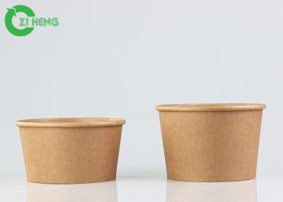 China To Go Biodegradable Soup Disposable 16oz Food Bowls Custom Logo Printed Kraft Paper Bowl for sale