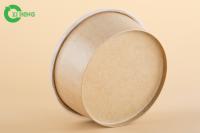 China Leak Proof Brown Paper Food Bowls Strong Sturdy Recyclable 42 Oz ISO Certificate for sale