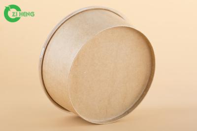 China Large Food Grade Disposable Snack Bowls , 36 Oz Noodles Strong Paper Bowls for sale