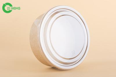 China No Deformation Large Paper Food Bowls No Leak Flexo Printing Food Grade for sale