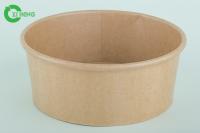 China No Smell Custom Printed Disposable Paper Soup Bowls With Cover Lid 1100 ML for sale